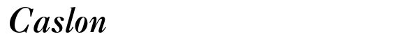 Caslon #3 Complete Family Pack Font | Webfont & Desktop | MyFonts